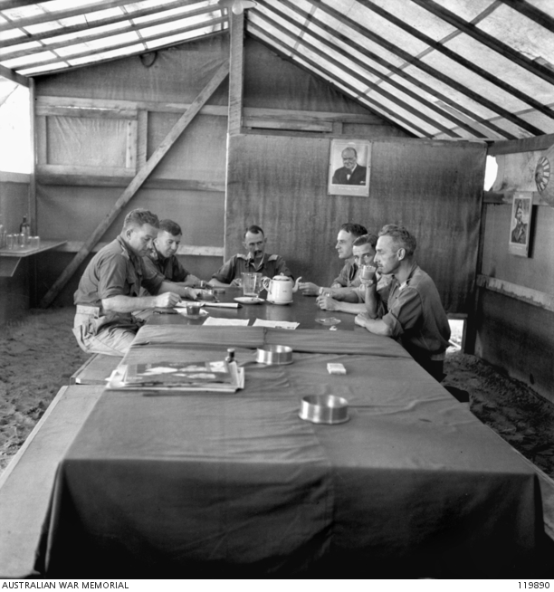 LABUAN ISLAND, NORTH WEST BORNEO 1945-10-08. THE CAMP OF 2/72ND LIGHT ...