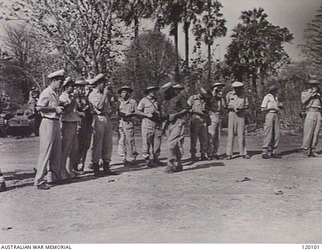 KOEPANG, TIMOR 1945-10-03. TIMFORCE. LIEUTENANT GENERAL K. YAMADA ...
