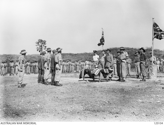 KOEPANG, TIMOR 1945-10-03. TIMFORCE. LIEUTENANT GENERAL K. YAMADA ...