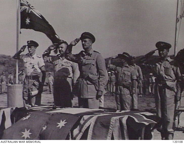 KOEPANG, TIMOR 1945-10-03. TIMFORCE. LIEUTENANT GENERAL K. YAMADA ...