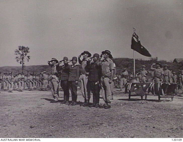 KOEPANG, TIMOR 1945-10-03. TIMFORCE. LIEUTENANT GENERAL K. YAMADA ...