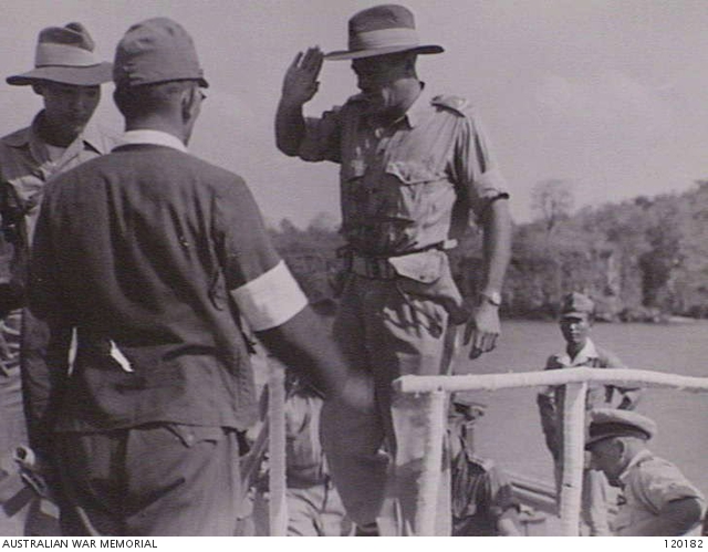 SOEMBAWA ISLAND, LESSER SUNDAS. 1945-10-15. MAJOR JOHN M. BAILLIEU ...