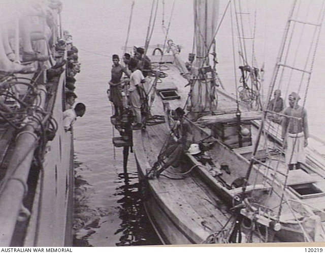 WANGGA SOEMBA, LESSER SUNDAS. 1945-10-25. SUNFORCE. SOME OF THE CREW OF ...