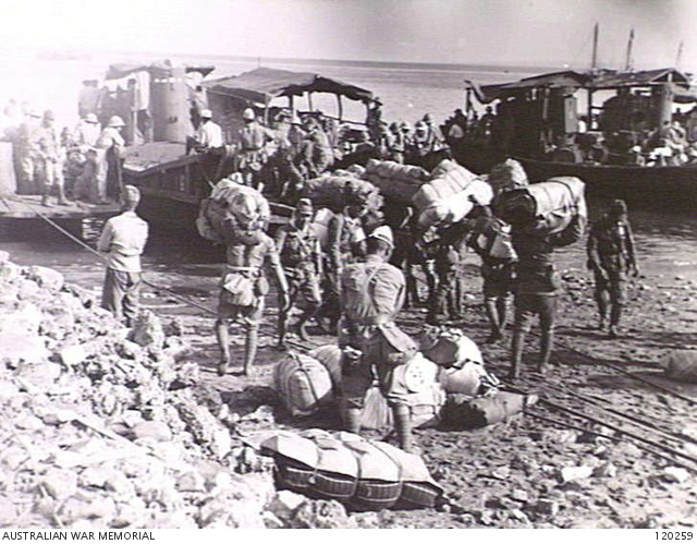 KOEPANG, DUTCH TIMOR 1945-11-04. TIMFORCE. THE FIRST BATCH OF JAPANESE ...