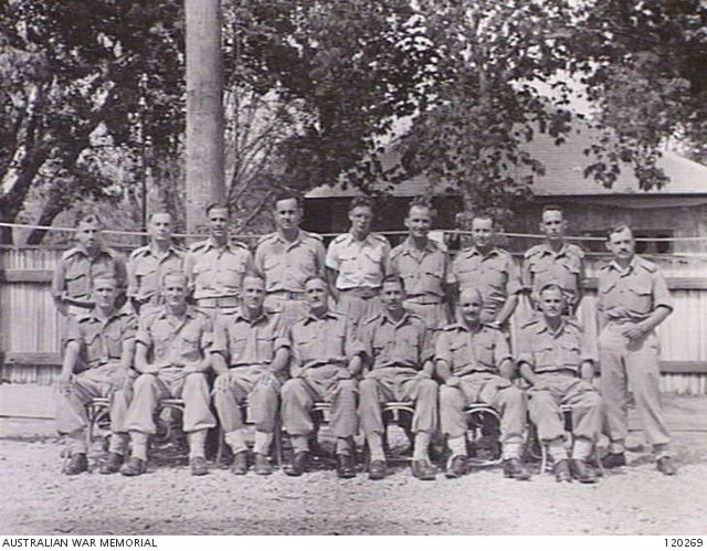KOEPANG, DUTCH TIMOR 1945-11-06. OFFICERS OF HEADQUARTERS TIMOR FORCE ...