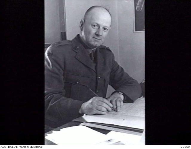 VICTORIA BARRACKS, MELBOURNE, VIC 1945-12. V15291 LIEUTENANT COLONEL F ...