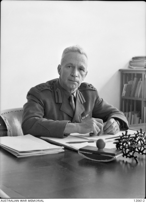 Portrait of VX85043 Brigadier W W Whittle at Victoria Barracks ...