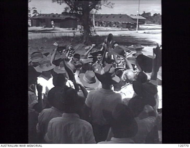 LABUAN ISLAND, BORNEO 1945-09-24. LIEUTENANT COLONEL CALLAGHAN, GENERAL ...