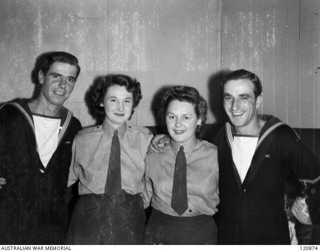 ST SILAS HALL, ALBERT PARK, VIC. 1945-10. A DANCE WAS HELD BY SERGEANTS ...
