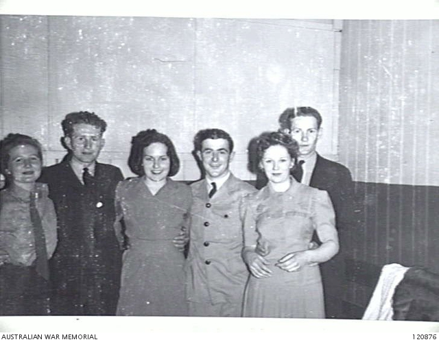 ST SILAS HALL, ALBERT PARK, VIC. 1945-10. A DANCE WAS HELD BY SERGEANTS ...
