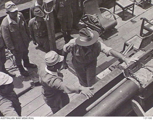 YEHA, CERAM. 1945-10-30. NX48514 CAPTAIN L. R. ROBINSON, STAFF CAPTAIN ...