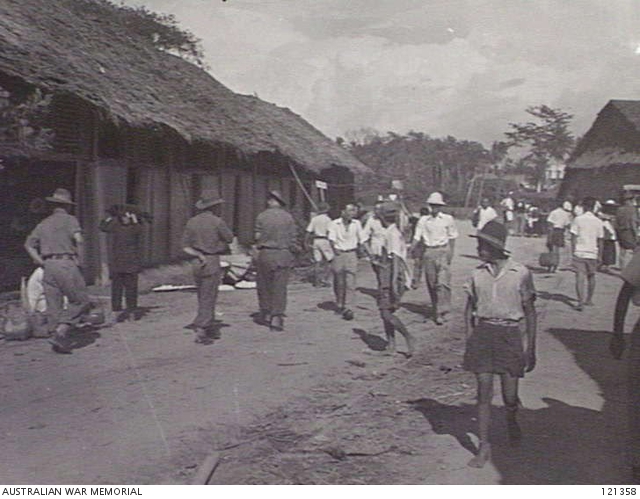 PAPAR, NORTH WEST BORNEO 1945-10-06. 2/28TH BATTALION. TROOPS IN THE ...