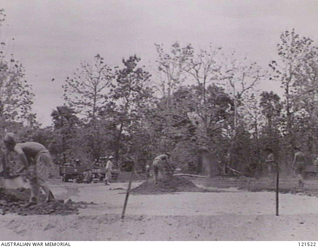 KOEPANG, DUTCH TIMOR 1945-11-21. AT THE AUSTRALIAN WAR CEMETERY IN ...