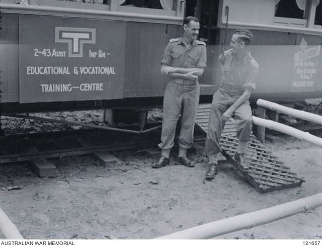 JIMPANGAH, NORTH BORNEO 1945-10-10. VX107920 LIEUTENANT THOMAS SHARP ...