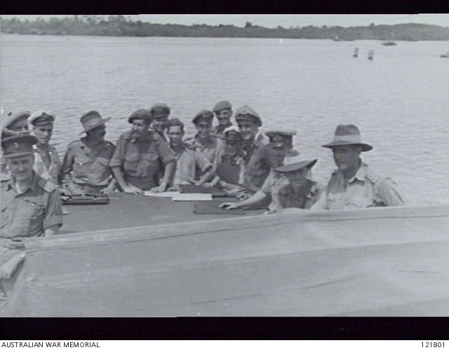 LABUAN ISLAND, NORTH WEST BORNEO 1945-11-02. A GROUP OF AUSTRALIAN AND ...