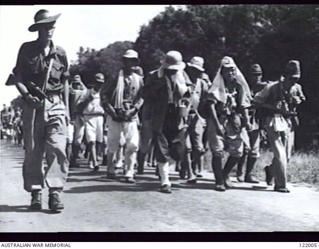 BANDJERMASIN, BORNEO 1945-09-23. OCCUPATION BY 2/31ST BATTALION ...