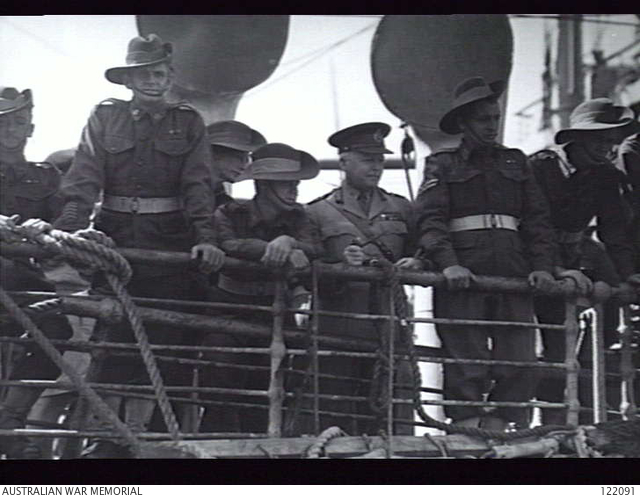 SYDNEY, NSW 1945-10-11. MAJOR GENERAL E. C. P. PLANT, GENERAL OFFICER ...