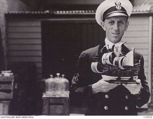 HMAS CERBERUS, FLINDERS NAVAL DEPOT, VIC 1945-11-30. PETTY OFFICER F. H ...