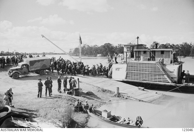 Renmark, South Australia. 1943-05-13. Japanese internees preparing to ...