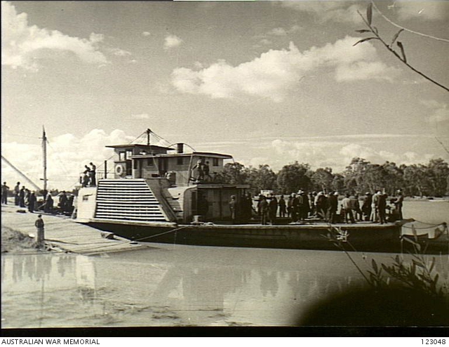 Renmark, South Australia. 1943-05-13. Japanese internees boarding the ...