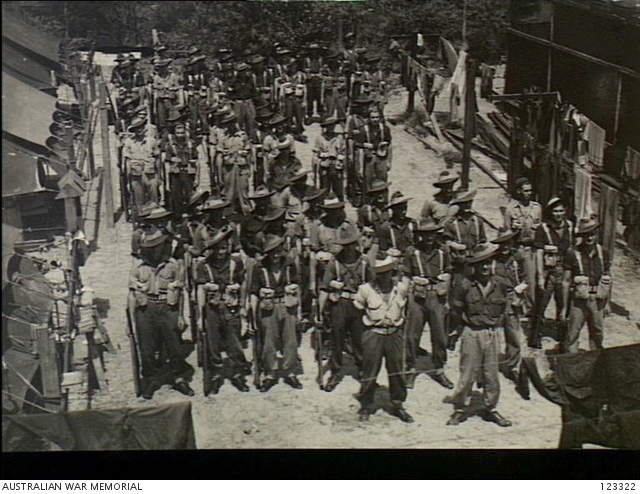 Balikpapan, Borneo. 1945-10-30. No 3 Platoon of the 28th Australian ...