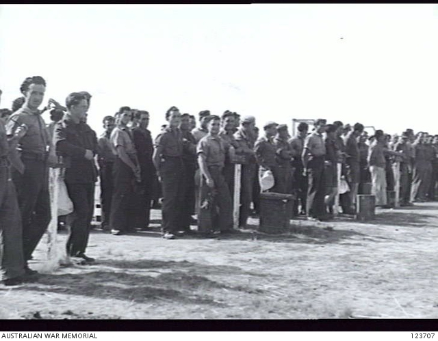LIVERPOOL PRISONER OF WAR AND INTERNMENT CAMP, NSW 1945-11-21. ITALIAN ...