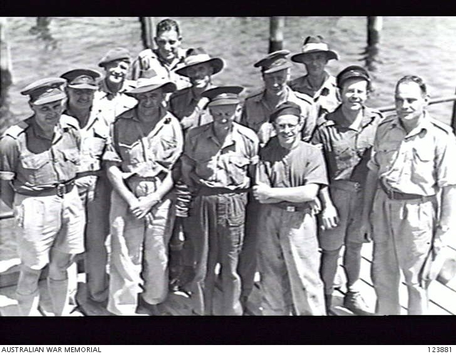 SYDNEY, NSW 1945-01-09. UNIDENTIFIED OFFICERS, TECHNICAL WARRANT ...