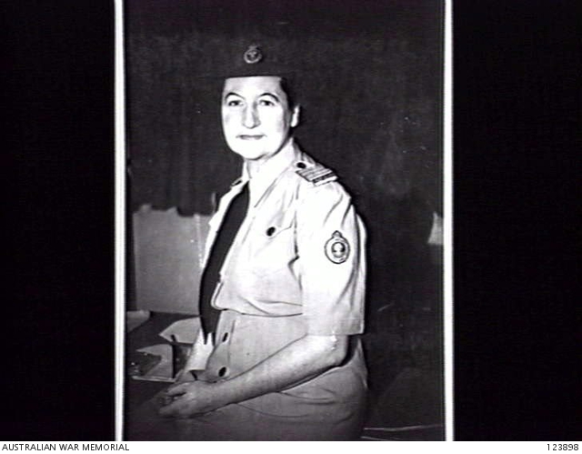 Sydney, NSW, 1945-01-10. Superintendent Mrs Aileen Lynch, chief officer ...