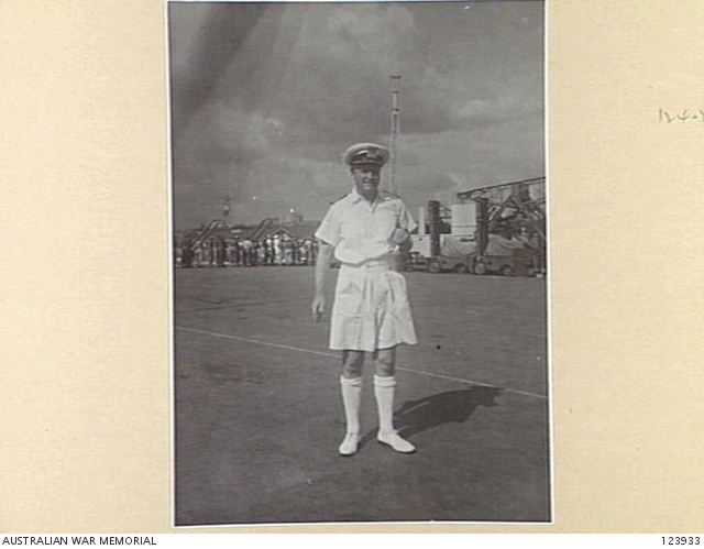 SYDNEY, 1945-12-06. CAPTAIN PHILLIP RUCK-KEENE CBE, DSO COMMANDING ...
