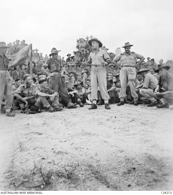 MOROTAI 1945-12-10. A PROTEST MARCH OF 1500 "HIGH POINT MEN" (LONG ...