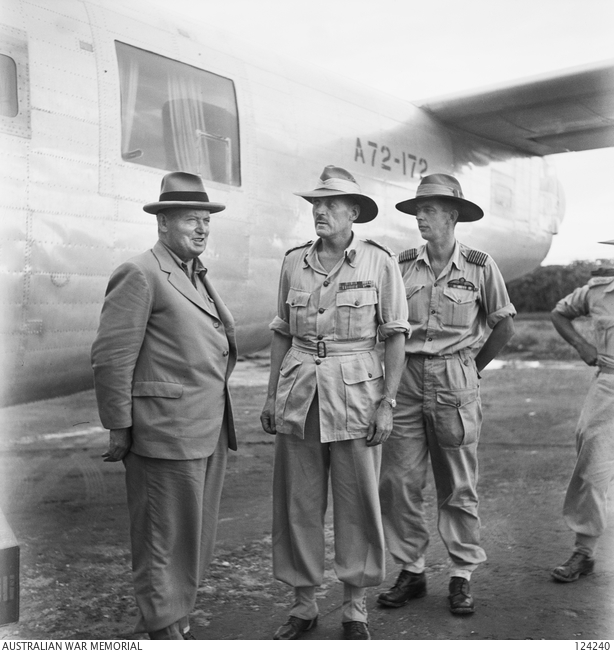 MOROTAI, BORNEO 1946-01-22. THE MINISTER FOR THE ARMY, MR FRANK FORDE ...