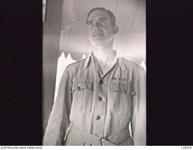 PAPAR, BRITISH NORTH WEST BORNEO 1945-11-19. PORTRAIT OF LIEUTENANT ...