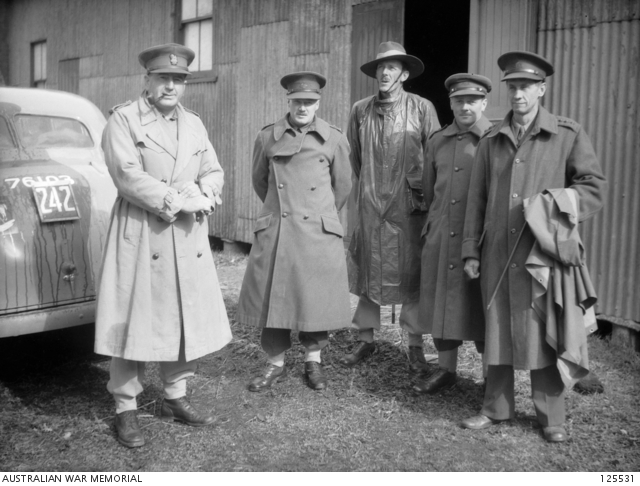 SYDNEY, NSW. 1944. A GROUP OF VOLUNTEER DEFENCE CORPS OFFICERS (VDC ...