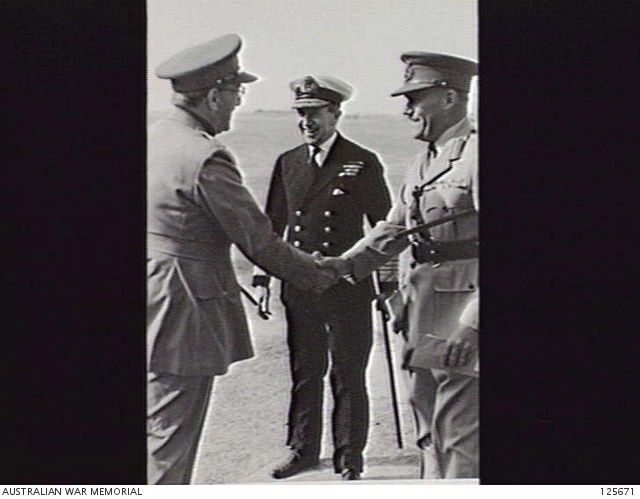 LAVERTON, VIC. 1945-11-25. FIELD MARSHAL LORD ALANBROOKE, CHIEF OF THE ...