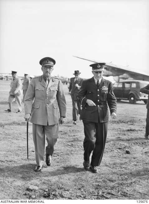 LAVERTON, VIC. 1945-11-25. FIELD MARSHAL LORD ALANBROOKE, CHIEF OF THE ...
