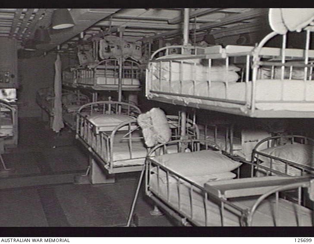 SYDNEY, NSW. 1946-02-05. WARD C5 LOCATED ON "S" DECK OF THE 2/1ST ...