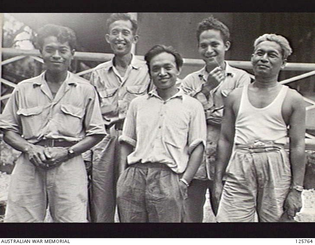 KOEPANG, TIMOR. 1946-02-17. A GROUP OF FIM (FREE INDONESIA MOVEMENT ...