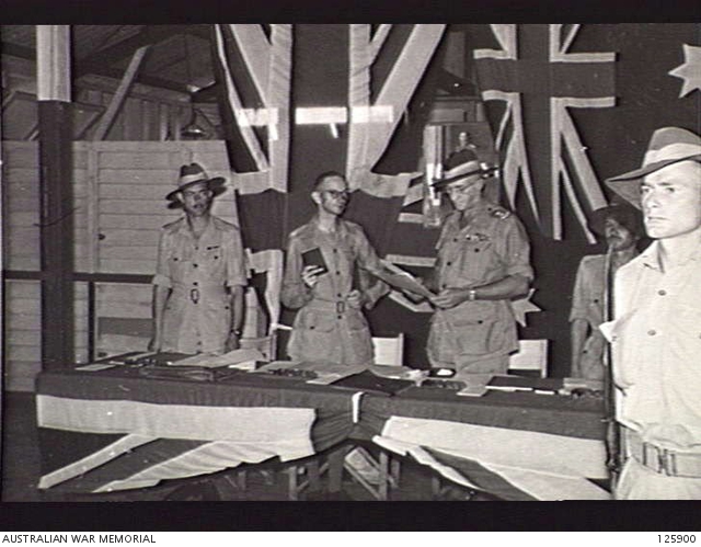 EMERY POINT, DARWIN, NT. 1946-03-01. THE JUDGE ADVOCATE OF THE WAR ...