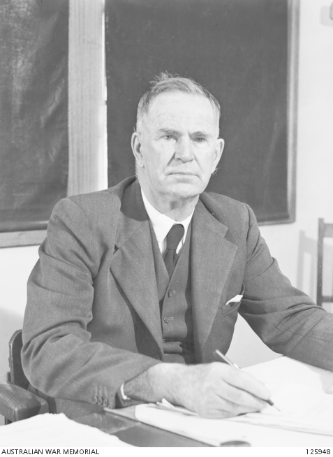 ALBERT PARK, VIC. 1946-03-05. PORTRAIT OF MR J. BOWIE-WILSON MBE VD ...