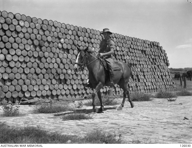 1946-02-26. N410053 PRIVATE P. C. SMITH, A MOUNTED GARRISON GUARD AT ...