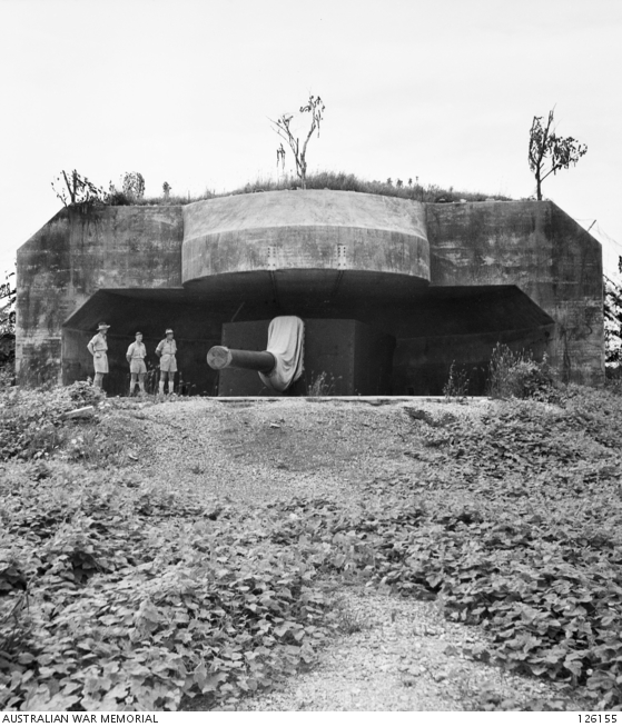 DARWIN FIXED DEFENCES, DARWIN EAST POINT. 1946-03-05. THE HEAVIEST GUNS ...