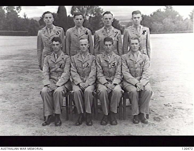 CANBERRA. ACT. 1946-03-25. GROUP OF EIGHT CADETS FROM THE ROYAL ...