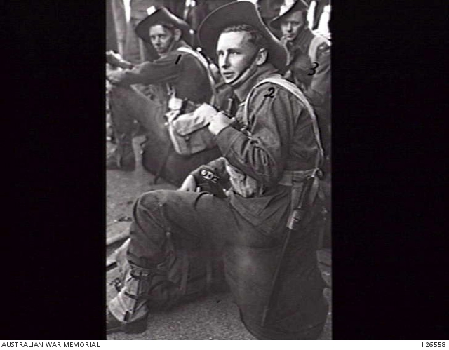 SYDNEY, NSW. 1946-03-29. EX 8TH DIVISION POW NX51945 SIGNALLER WILSON ...