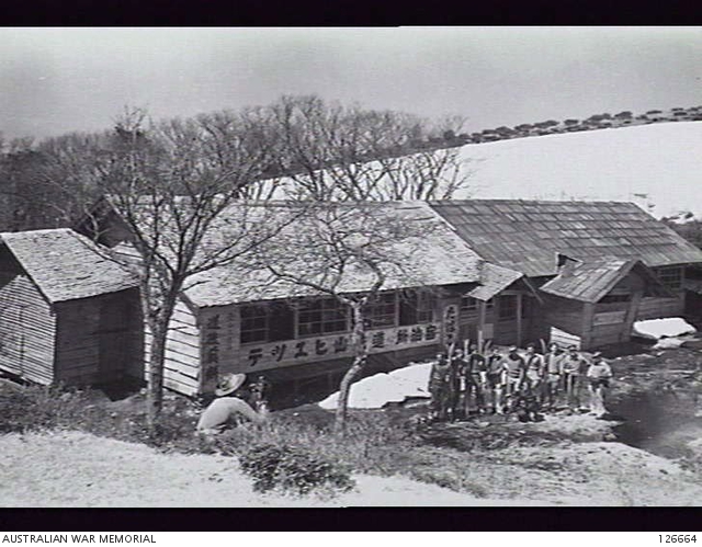DOGOYAMA, JAPAN. 1946-04-02. AUSTRALIAN BRITISH COMMONWEALTH OCCUPATION ...