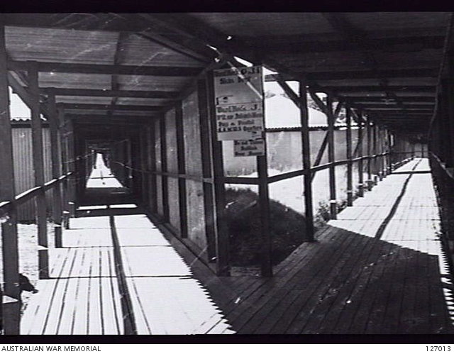 HOLLAND PARK, QLD. 1946-04-05. COVERED RAMPS CONNECTING WARDS AND ...