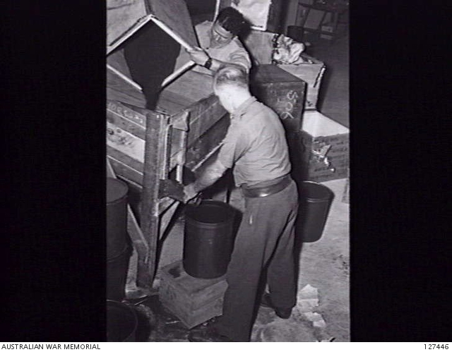 ROZELLE, NSW. 1946-05-02. NX132655 CORPORAL C. J. TALBOT AND NX132728 ...