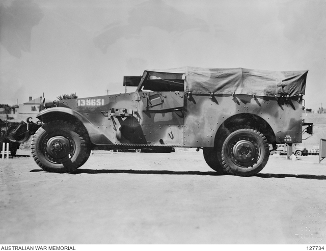 AUSTRALIA. CARS, SCOUT WHITE (USA). LEFT SIDE VIEW. | Australian War ...