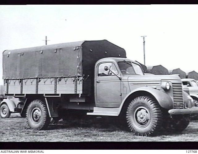 AUSTRALIA. LORRIES, 3-TON G.S. (AUSTRALIAN). "MAPLE LEAF" CHEVROLET ...