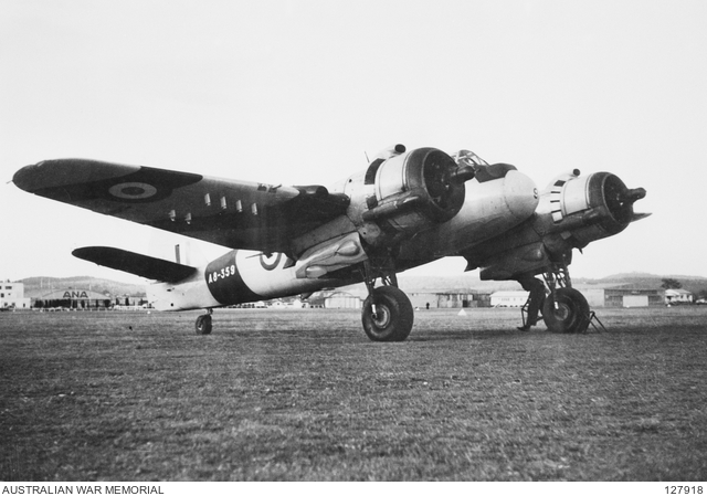 ARCHERFIELD, QLD. 1954-07. BRISTOL G.A.F. BEAUFIGHTER TARGET TUG ...