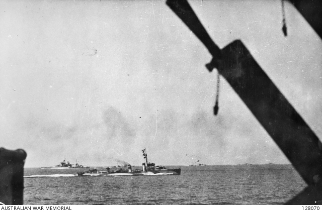 HMAS STUART WITH THE MEDITERRANEAN FLEET. | Australian War Memorial